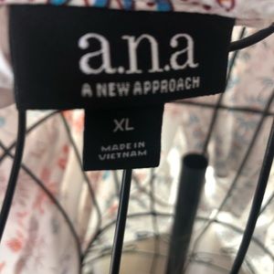 a.n.a | Tops | Ana Xl Multi Color Floral Design Blouse | Poshmark